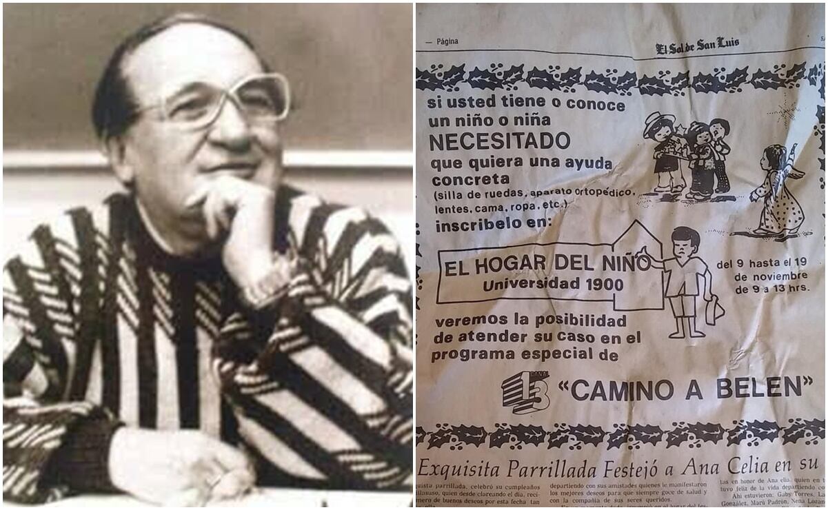 Nostalgia potosina: Camino a Belén, el programa caritativo de SLP que fue antecedente del Teletón