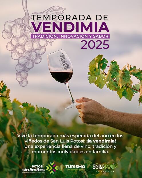 Vendimia 2025 en SLP: Calendario de las fiestas del vino